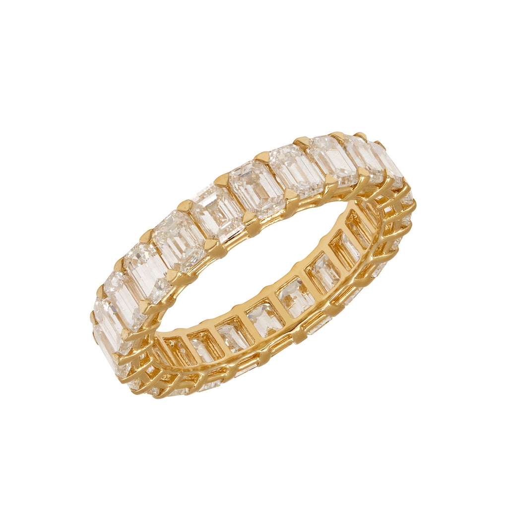 Yellow Gold Orpheus Diamond Band – RUCHI New York